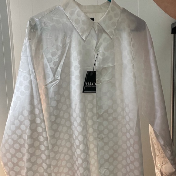 Shirts | Pronti Collection Size Large Dress Shirt For Men Color White ...